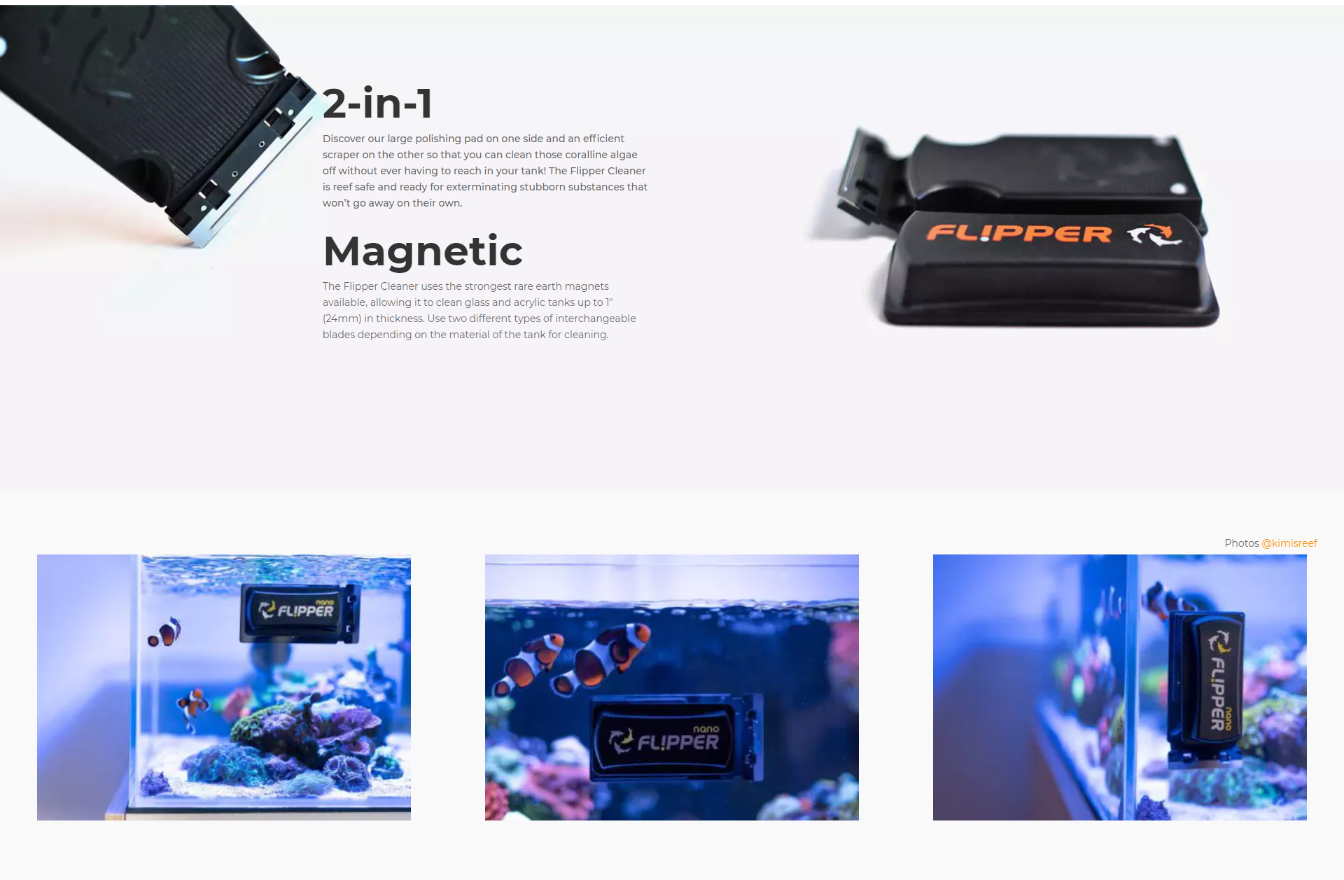 Shop Flipper Float Magnet Cleaners - Reeftopia | Australia's Source For ...