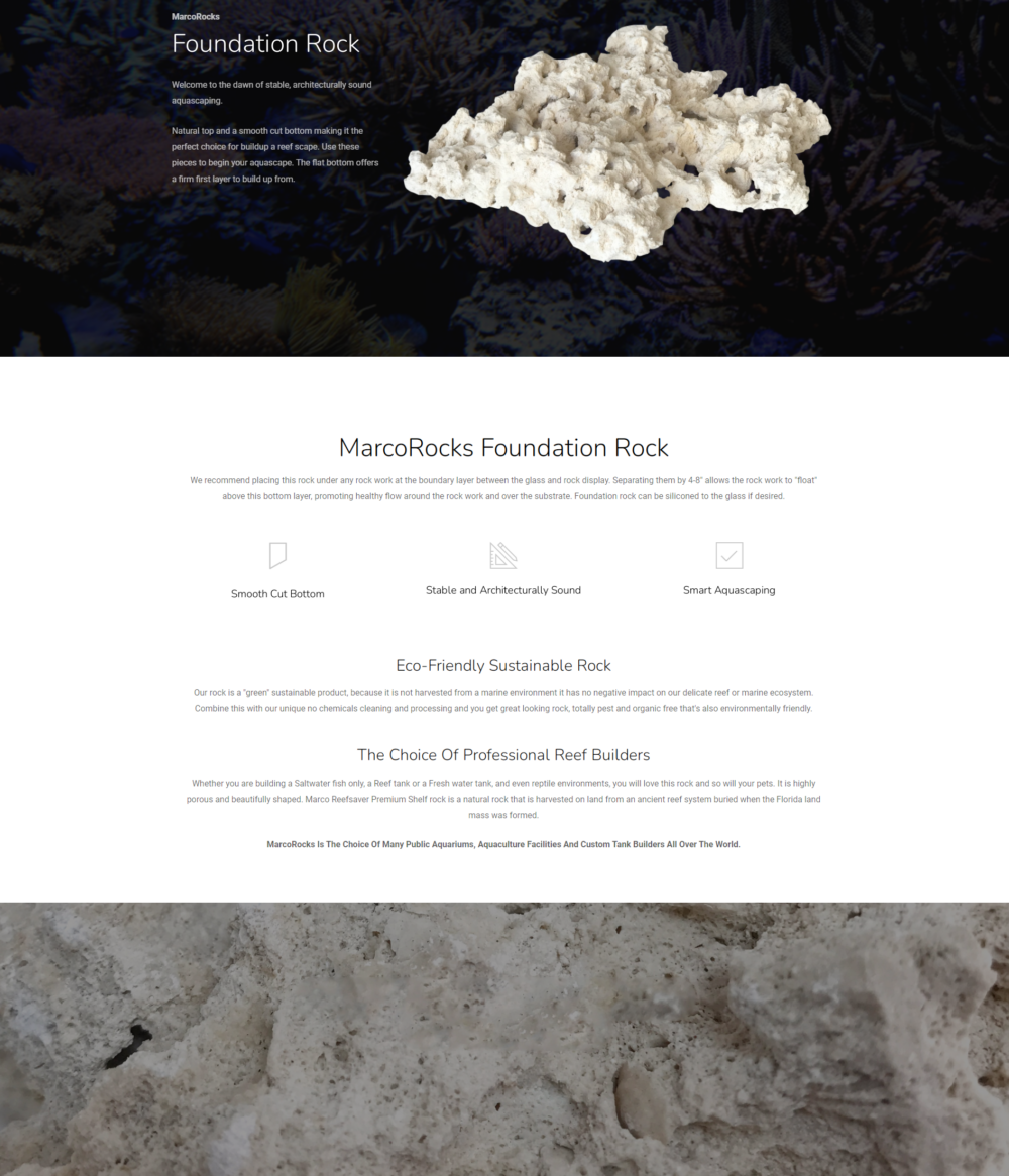 Shop Marco Rocks Foundation Rock - Reeftopia | Australia's Source For ...