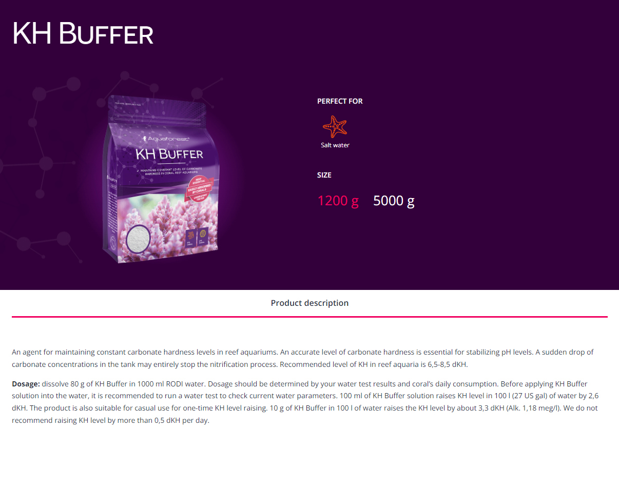 Shop Aquaforest KH Buffer - Reeftopia | Australia's Source For Premium Fish & Coral
