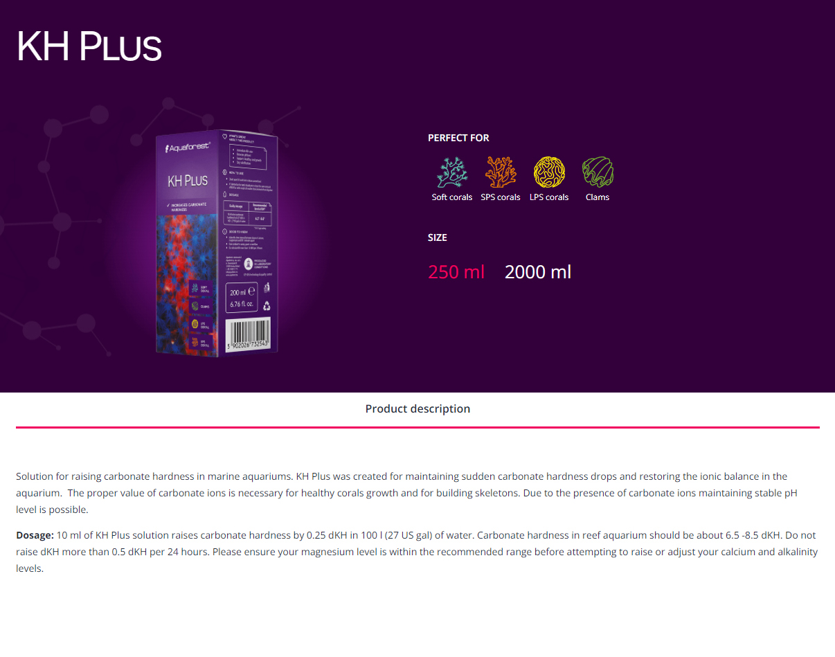Shop Aquaforest KH Plus › Reeftopia: Australia's Source for Premium Fish & Coral