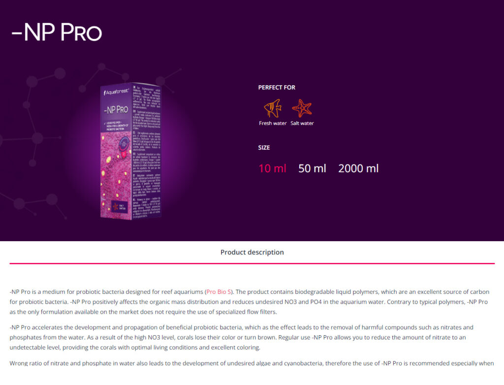 Shop Aquaforest -NP Pro - Reeftopia | Australia's Source For Premium ...