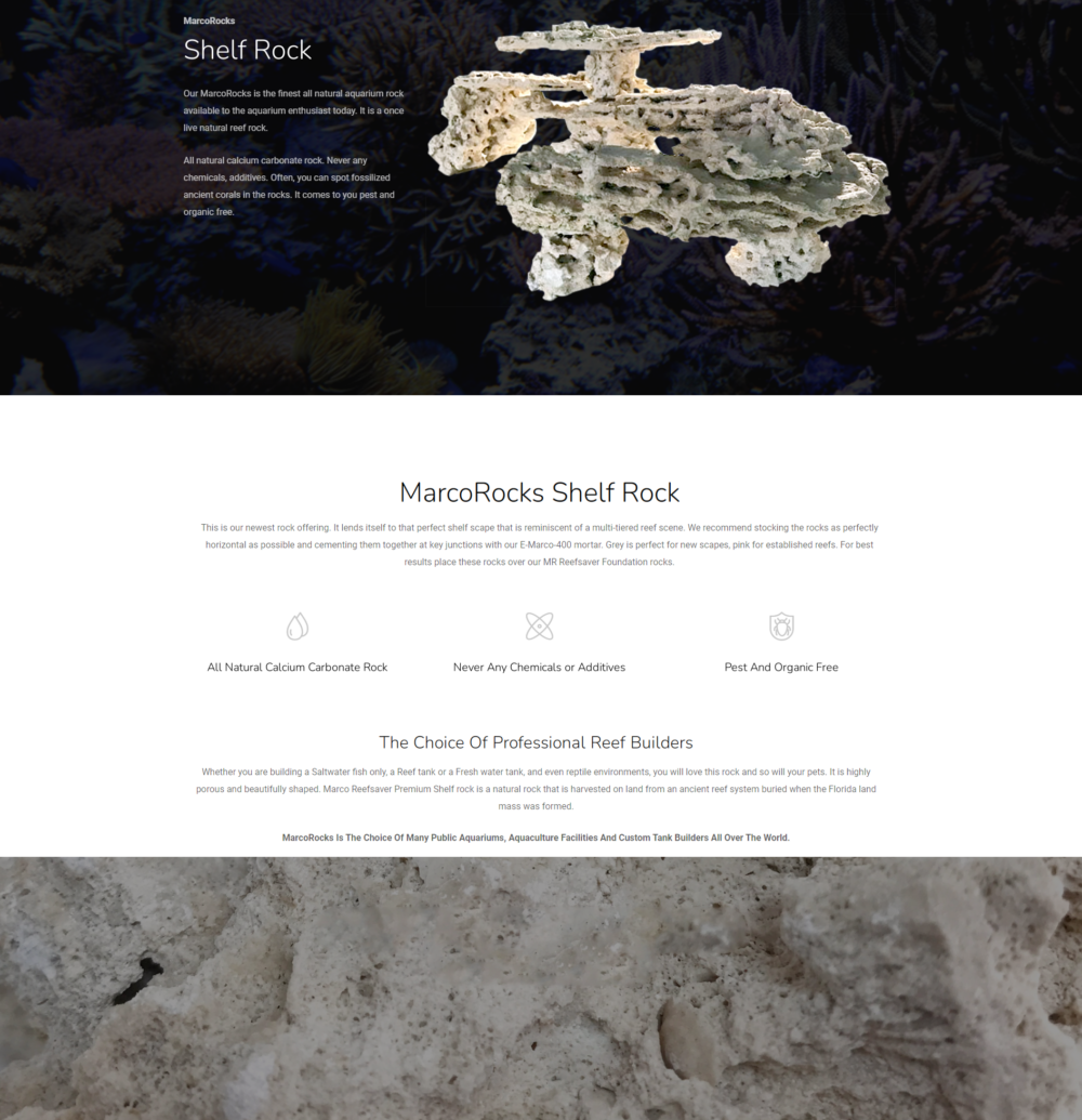 Shop Marco Rocks Shelf Rock - Reeftopia | Australia's Source For ...