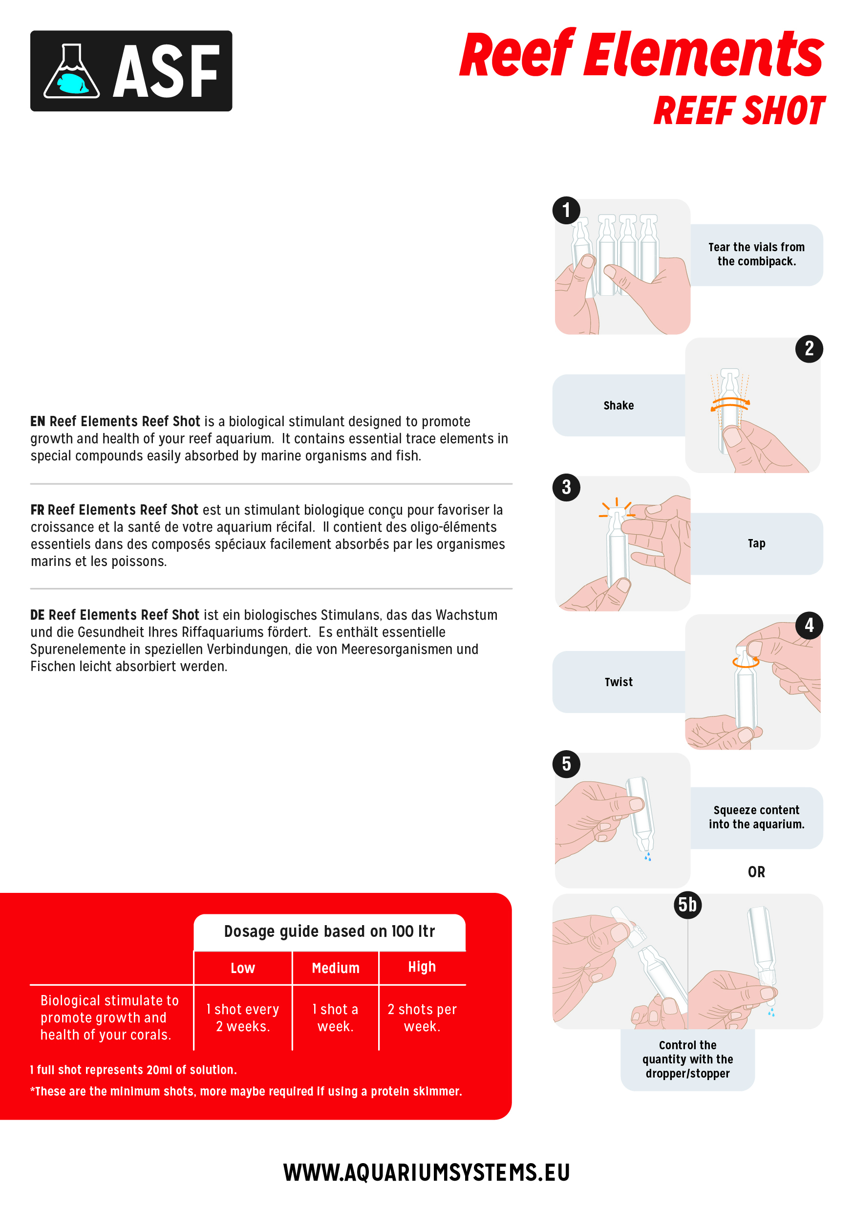 Shop Aquarium Systems Reef Shot - Reef Elements - Reeftopia | Australia ...
