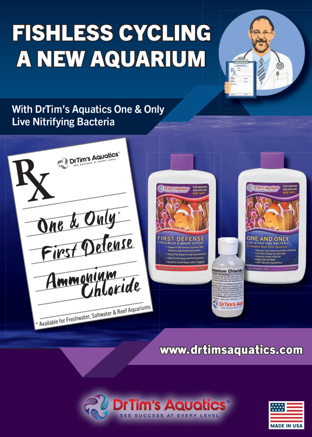 Shop Dr Tim's Recipe - Fishless Cycling - Reeftopia | Australia's ...