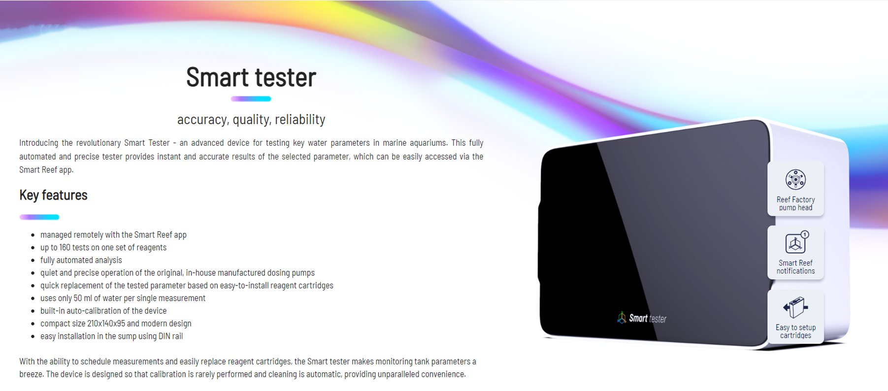 Shop Reef Factory Smart Tester - Reeftopia | Australia's Source For ...