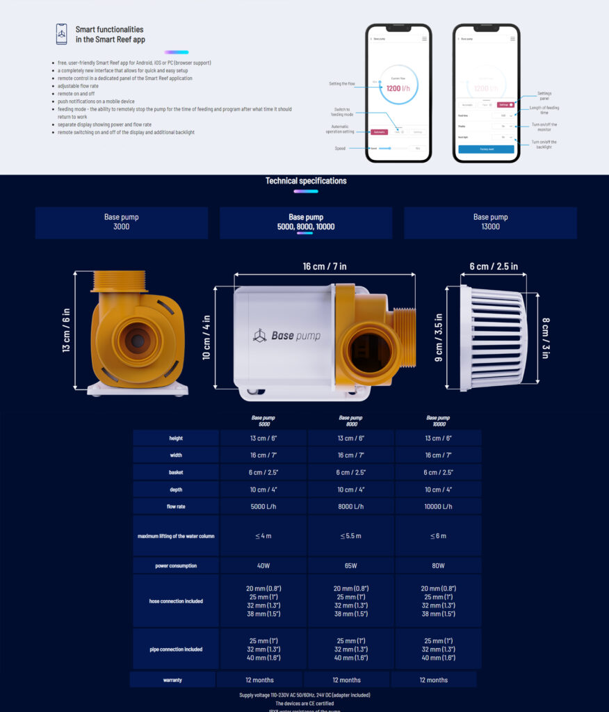 Shop Reef Factory Base Pump - Reeftopia | Australia's Source For Premium Fish & Coral